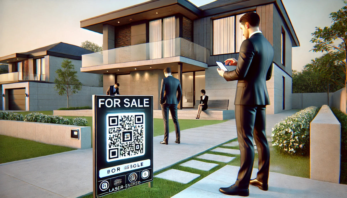 Plaques QR code gravées : l'innovation digitale pour les agences ...