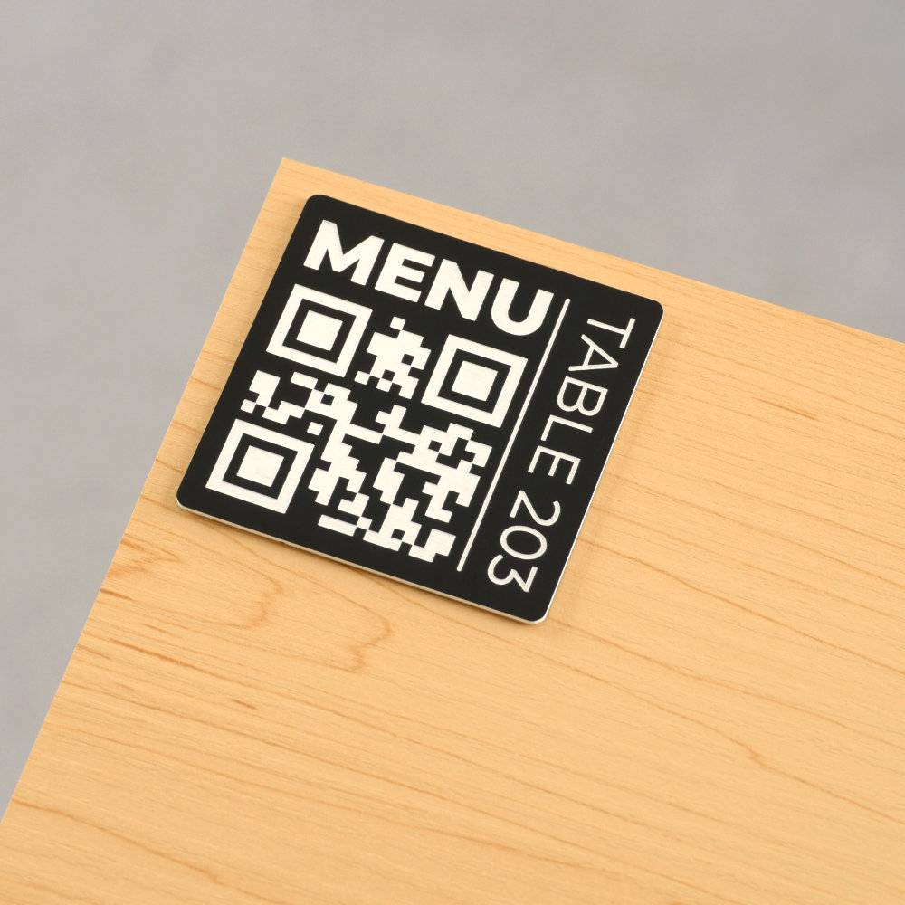 Code QR avec numéro de table – Unisign