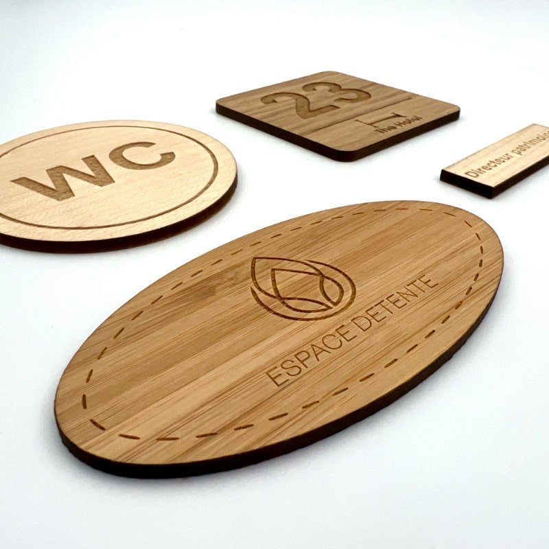 Plaques Bois Personnalisées - Gravées sur Mesure – Unisign