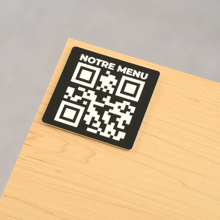 UNISIGN | Customizations in France | Signage | QR code plate – Unisign ...